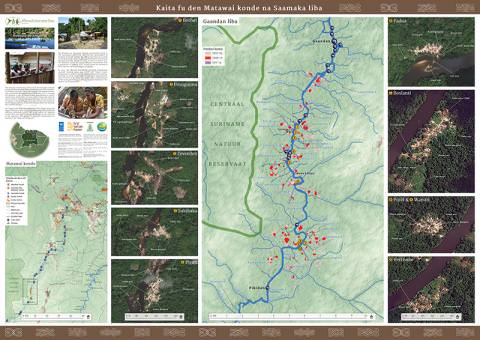 Mapping the traditional lands of the Matawai Maroons in Suriname, one ...